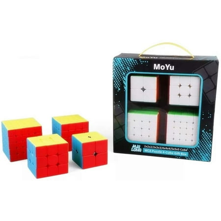 Speedcubing Bundle MoFang JiaoShi MF2S 2X2 & MF3S 3X3 & MF4S 4X4 & MF5 ...