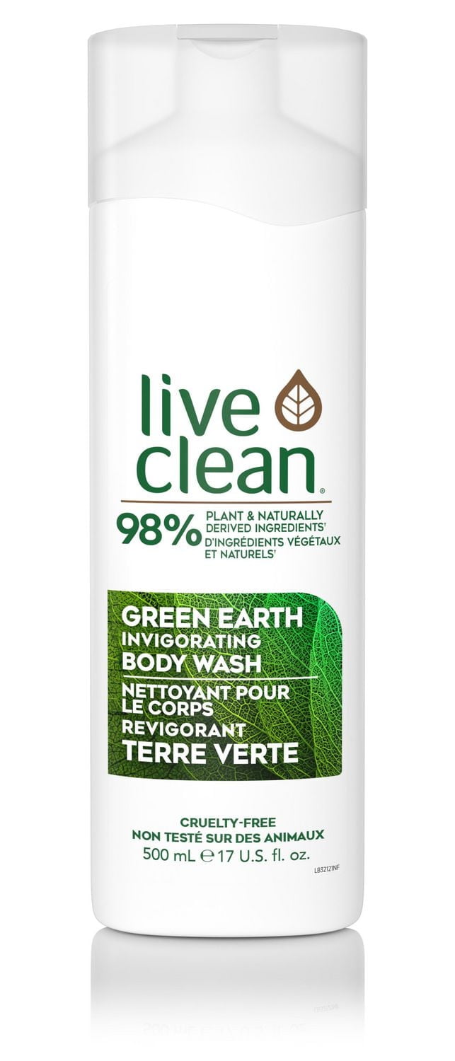 Live Clean Green Earth Invigorating Body Wash, 500 mL - Walmart.ca