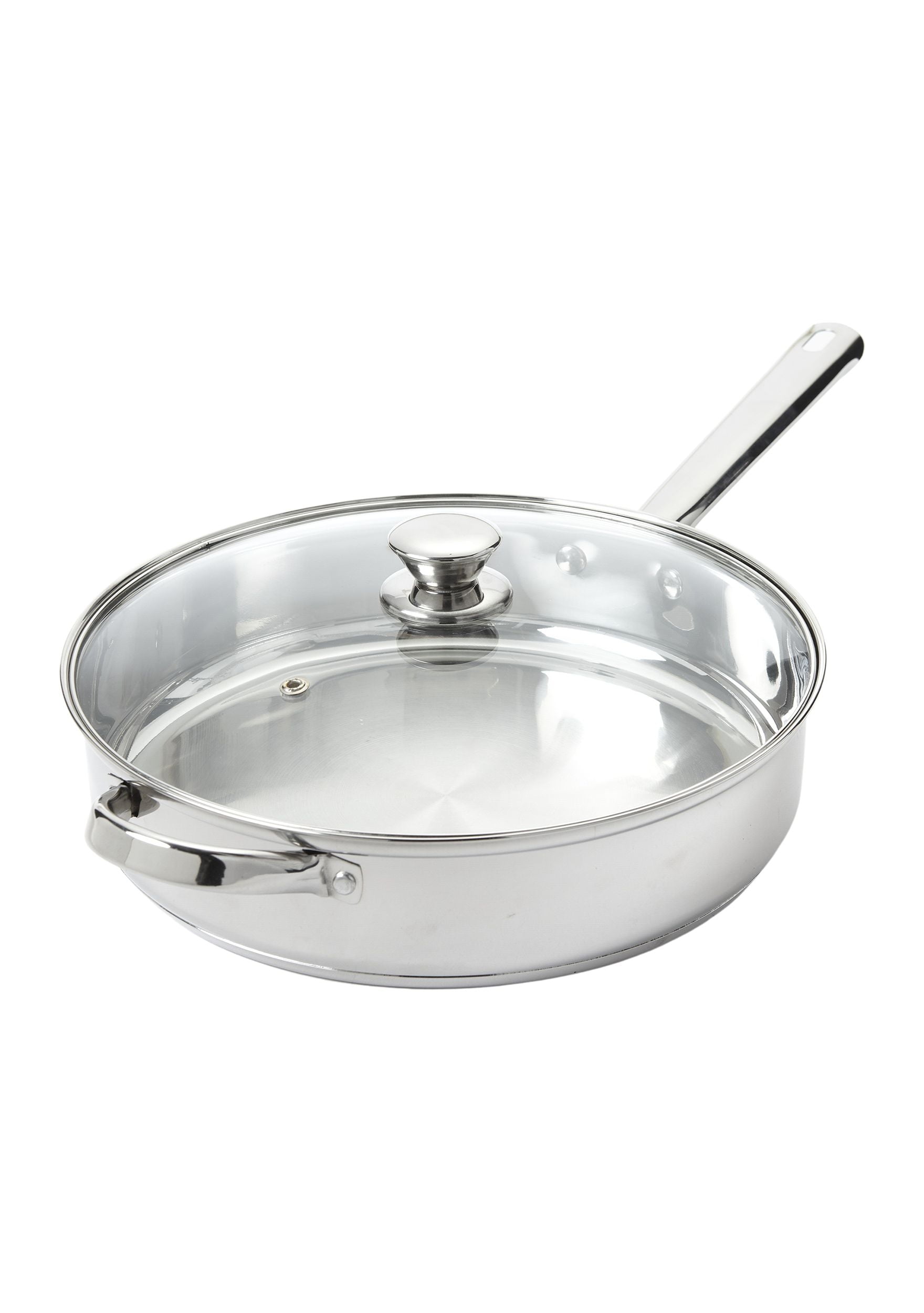 Buy TIAB INC Kitchen Prestige Stainless Steel With Glass Cookware Set ...