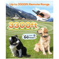 Tallentrol Dog Shock Collar with Remote, Rechargeable E-Collar for 5 ...