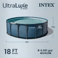 Intex: UltraLuxe Premium Pool Set - 18' x 52" - Above Ground Swimming ...
