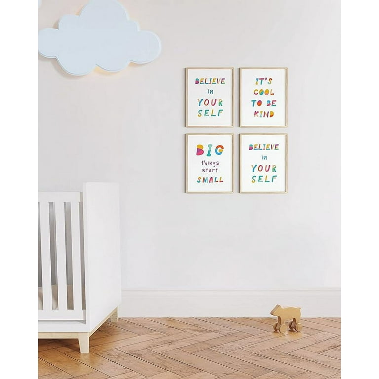 Playroom With Wall Quotes Kids Inspirational Quotes Wall Art Graphic
