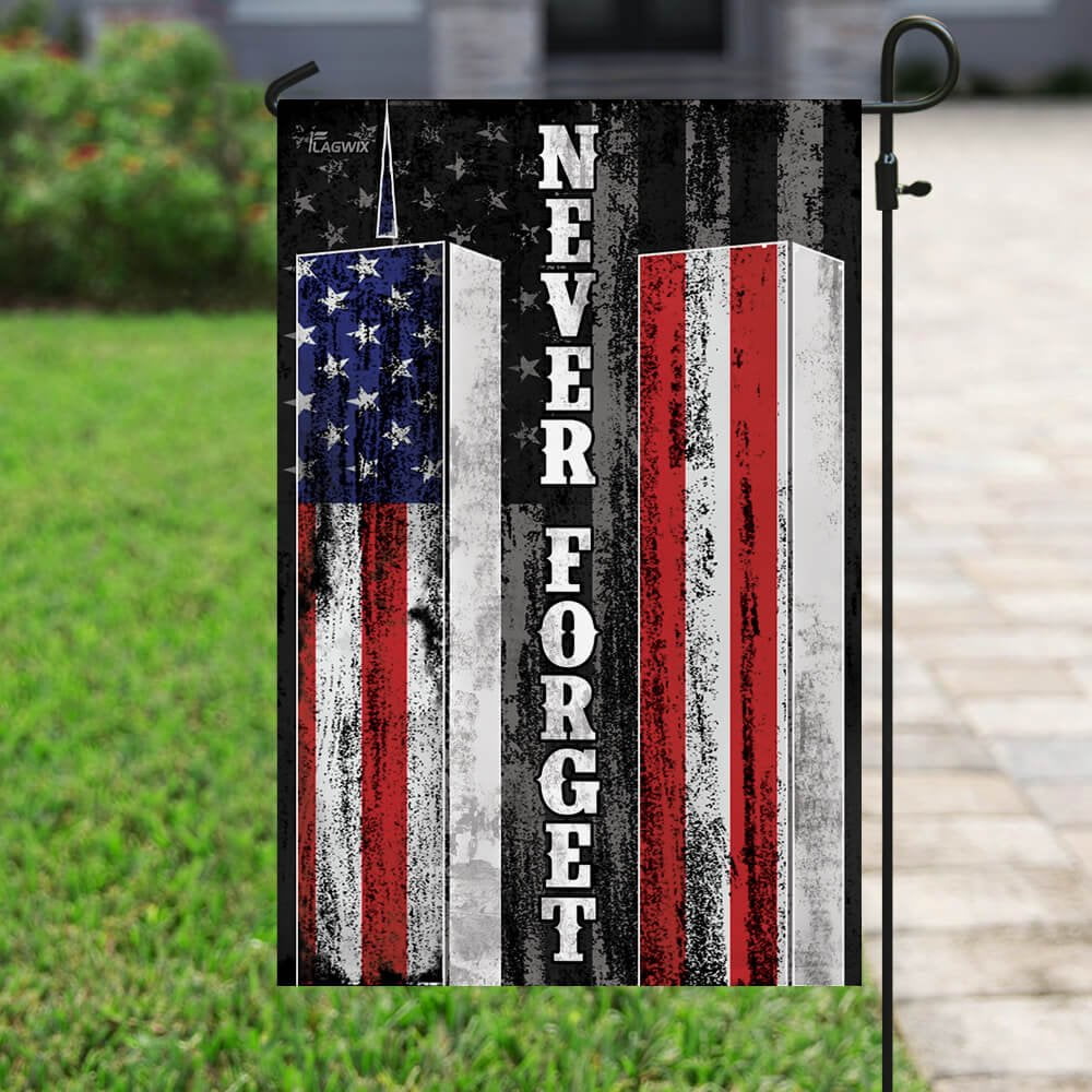 Flagwix 911 Never Forget Flag Patriot Day American Flag Premium ...