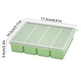 Large Ice Cube Silicone Mold with Lid,Food-Grade Tray Creates Perfect ...