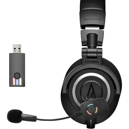 Audio Technica ATH-M50X Professional Studio Monitor Headphones, Black ...