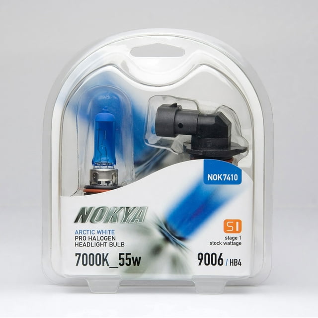 Nokya 9006 (HB4) Arctic White Stage 1 7000K Pro Halogen Headlight / Fog ...