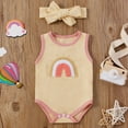 BOOMNY Baby Girls Sleeveless Cartoon Rainbow Prints Romper Bodysuits ... BOOMNY Baby Girls Sleeveless Cartoon Rainbow Prints Romper Bodysuits ...