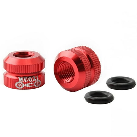 2Pcs Bike Vacuum Tire Valve Nut Bicycle Tire Inner Tube Valve Caps For ...