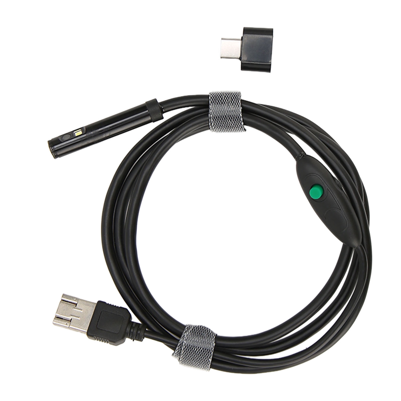 USB Borescope, Semi Rigid Cable Plug And Play 6LED IP67 Waterproof USB ...