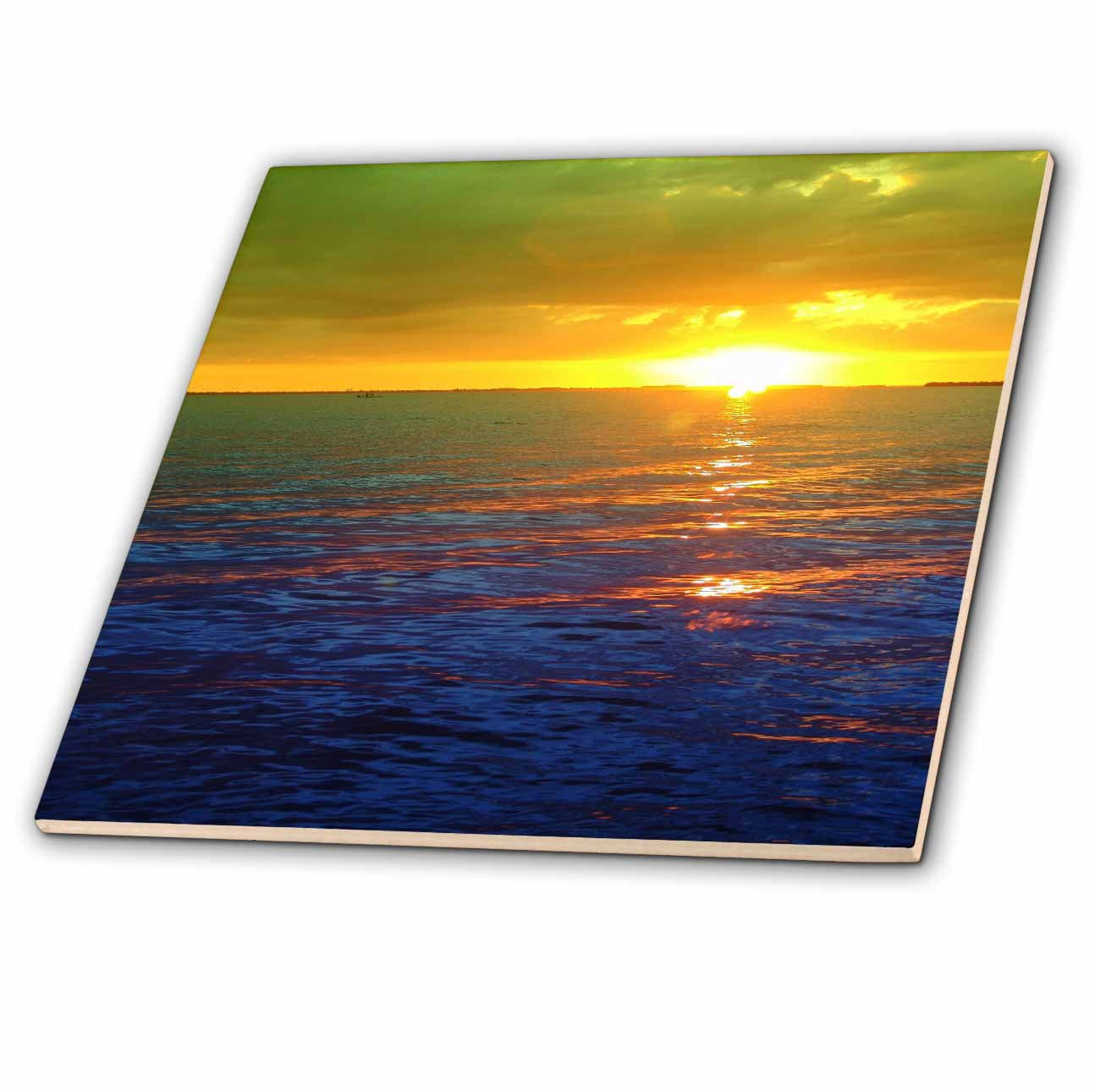 3dRose Color Me A Tropic Sunset - Ceramic Tile, 4-inch - Walmart.com