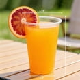 12-ounce transparent plastic cup - disposable cold drink party cup (200 ...