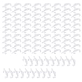 100Pcs Curtain Side Rails Rollers for Smooth Drapery Movement Living ...