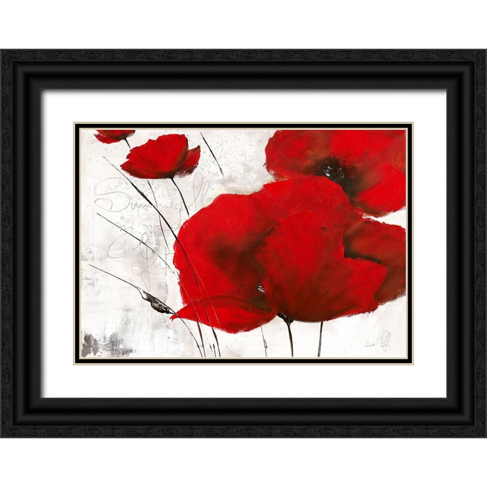 Zacher-Finet, Isabelle 18x14 Black Ornate Wood Framed with Double ...