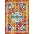 Mark&Day Area Rugs, 5x7 Kreijl Traditional Bright Orange Area Rug (5'3 ...