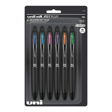 uniball trade; 207 Plus+ Gel Pen - Medium Pen Point - 0.7 mm Pen Point ...