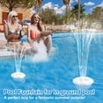 Blufree Floating Pool Fountain with Underwater Light Spray Modes for ...