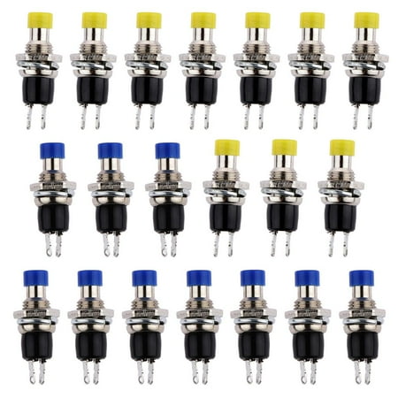 Mini Momentary Micro Off Switch Push Button Pack of 20, 2 way Push ...