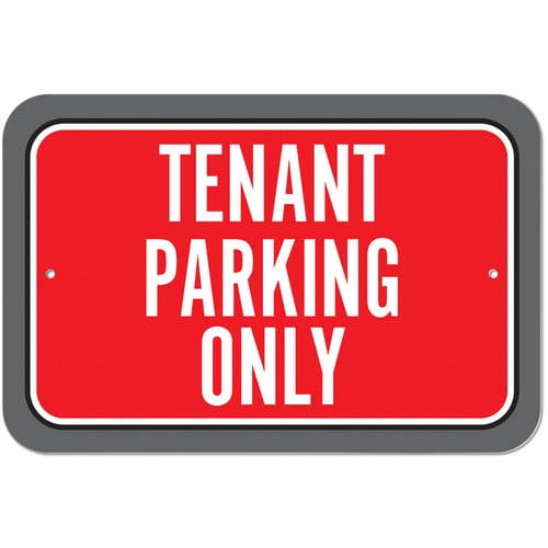 Tenant Parking Only Sign