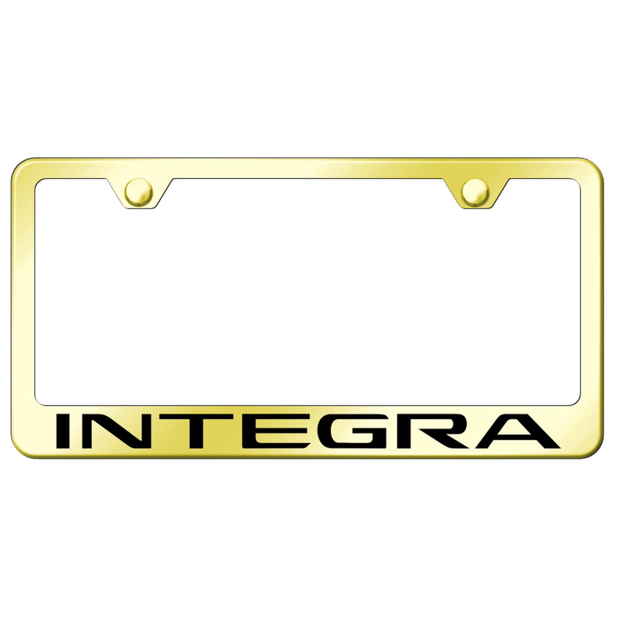 Acura Integra Laser Etched Logo Stainless Steel License Plate Frame ...