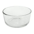 Pyrex Set of (2) 7200 2-Cup Round Food Container with Clear Glass Bowls ...