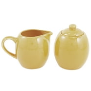 Wanda June Home Vintage Stripe Orange Stoneware Butter Dish, Sugar ...