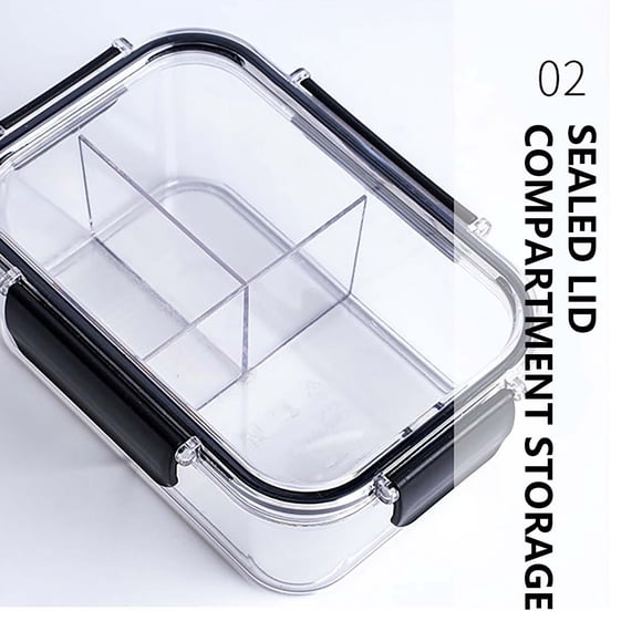 Divided Glass Container