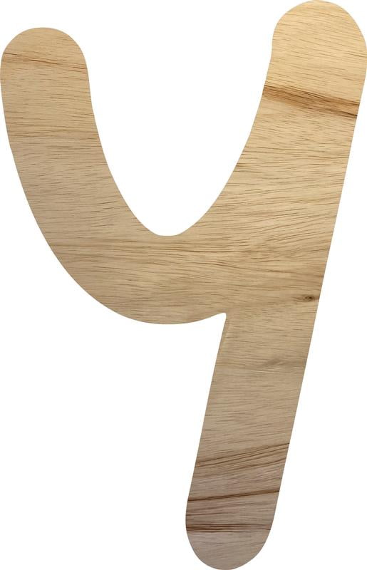 Wooden Kids Craft Letter, Unfinished 20'' Alphabet Letter Y, Paintable ...