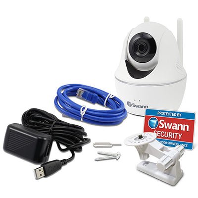 Swann 1080P Full HD Wifi Pan & Tilt Security Camera with Two-Way Audio ...