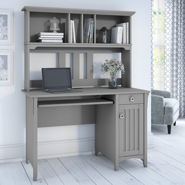 Bush Furniture Salinas Small Computer Desk with Hutch - Walmart.com