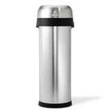 simplehuman Commercial Garbage Barrel, 50L/13.2 Gal Open Top, Heavy ...