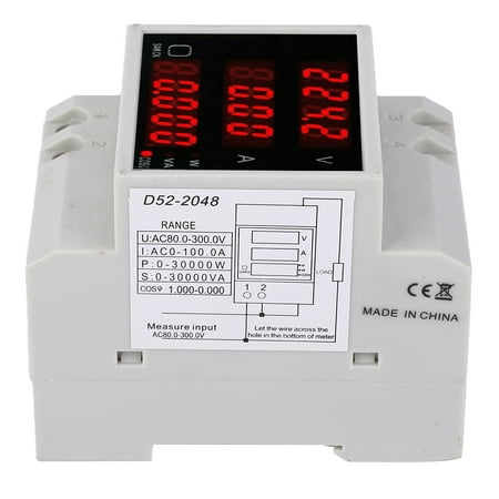 Power Meter, High Accuracy High Stability Digital Power Meter For ...
