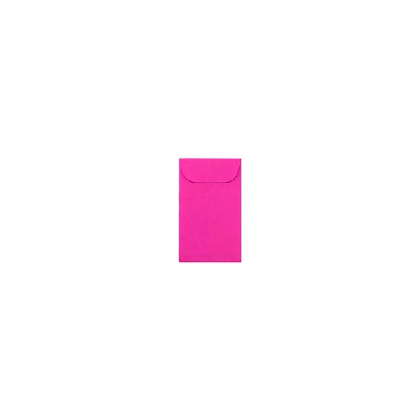 #5 1/2 Coin Envelopes (3 1/8 x 5 1/2) - Bright Fuchsia (500 Qty ...