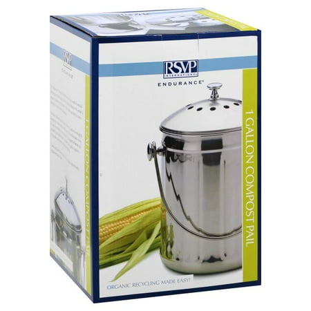 Design Imports PAIL RSVP Compost Pail - Original - 1 Gallon | Walmart ...