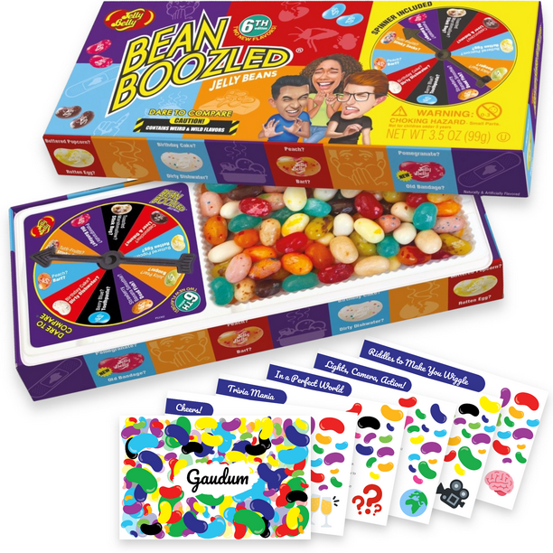 Jelly Belly Bean Boozled Jelly Beans Game NEW EDITION + 5 Gaudum Jelly ...