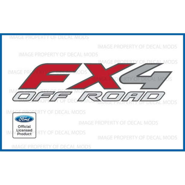 Ford F350 F450 Dually FX4 Off Road decals stickers - DF (1997-2010) bed ...