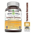 Amazing Formulas Turmeric Curcumin BioPerine Veggie Capsules 1500mg Per ...