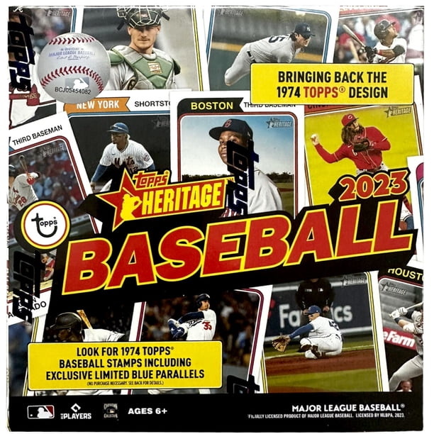 2023 Topps Heritage MLB Baseball Trading Cards Mega Box - Walmart.com