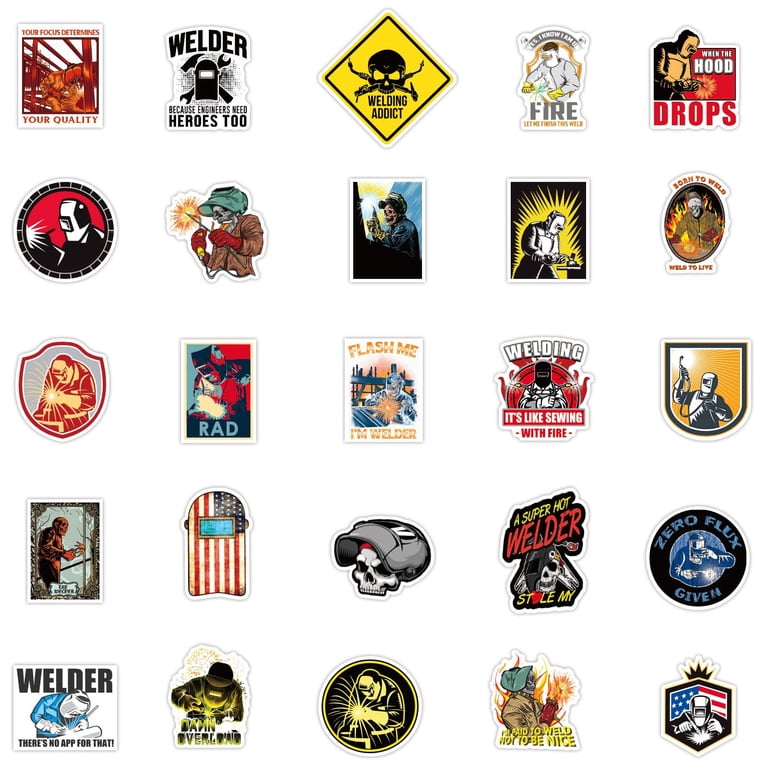 Welder Stickers