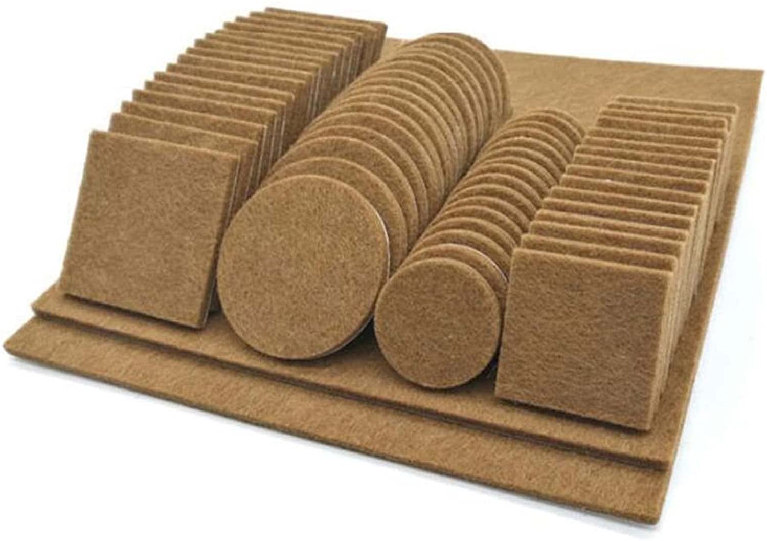 80/130 Pieces Furniture Chair Table Leg Protectors Self Adhesive Felt ...