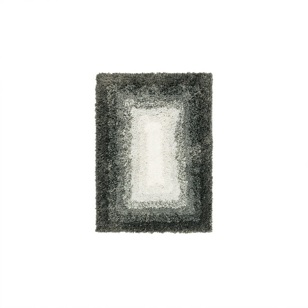 Mohawk Home Ombre Border Bath Mat, Pewter, 1' 5" x 2' - Walmart.com
