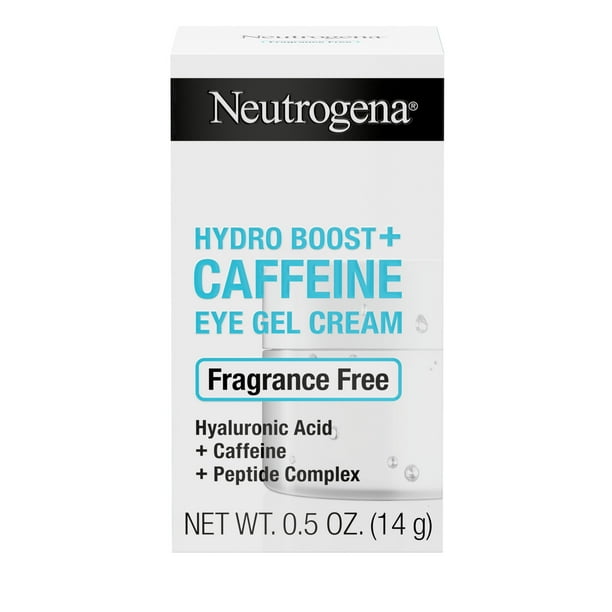 Neutrogena Hydro Boost+ Caffeine Eye Gel Cream, Unscented Skin Care, 0. ...
