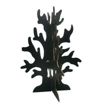 Haunted Tree Tabletop Halloween Decoration, Black Cardboard Spooky ...