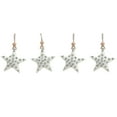 Gem Studded Metal Ornament (Angel/Tree/Star) (Set Of 12) (Asstd ...