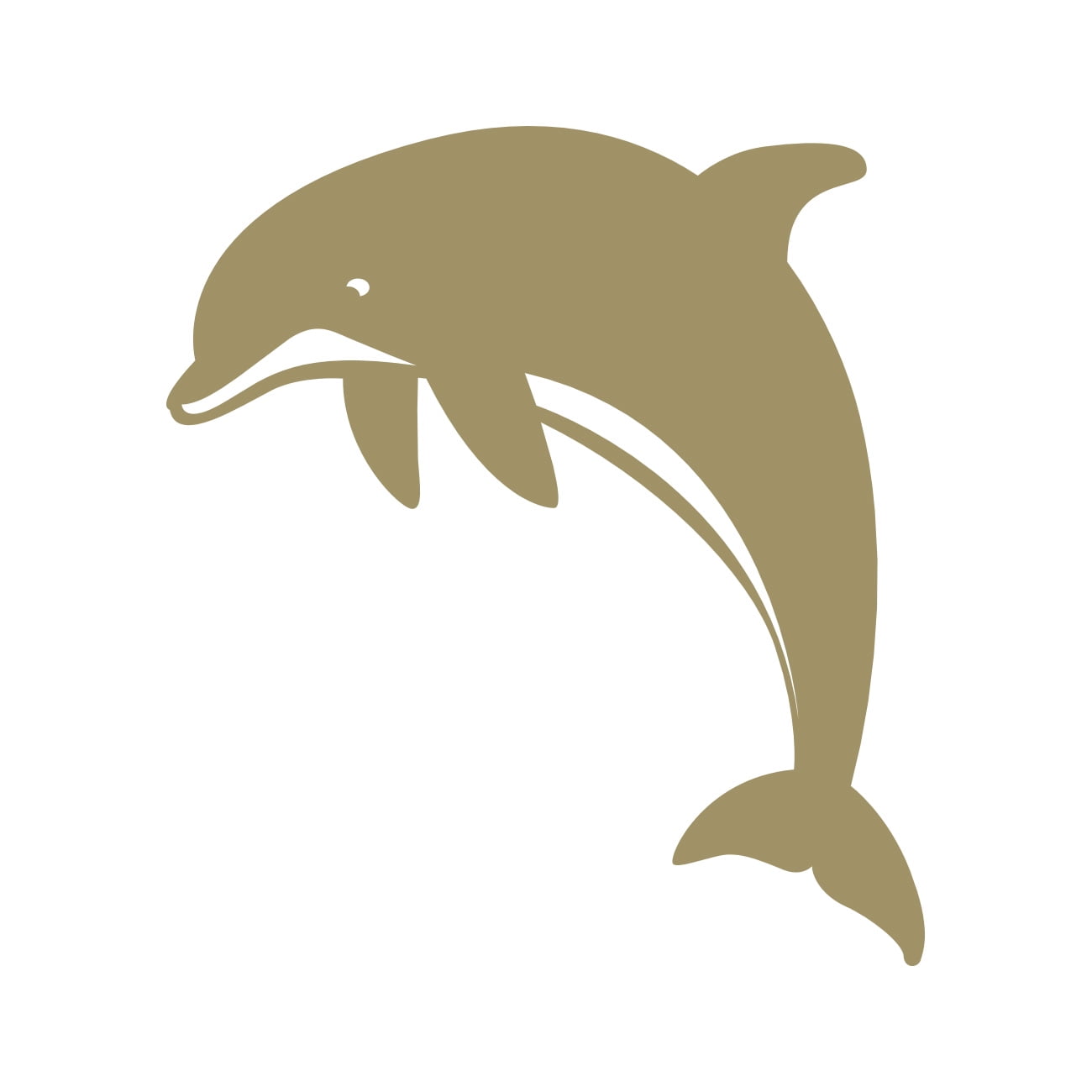Dolphin Sticker Decal Die Cut - Self Adhesive Vinyl - Weatherproof ...