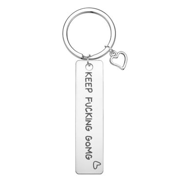 Christian Art Gifts Sturdy Gold Metal Faith Based Keyring for Men ...