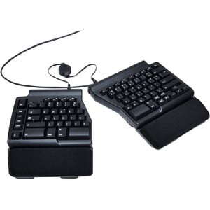 Matias Ergo Pro Quiet-Click Mechanical Switch Keyboard for PC - Black ...