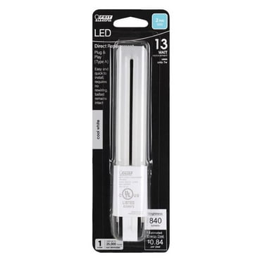 Feit Electric 3009118 48 in. 32 Watt Equivalence T8 G13 Linear LED Bulb ...