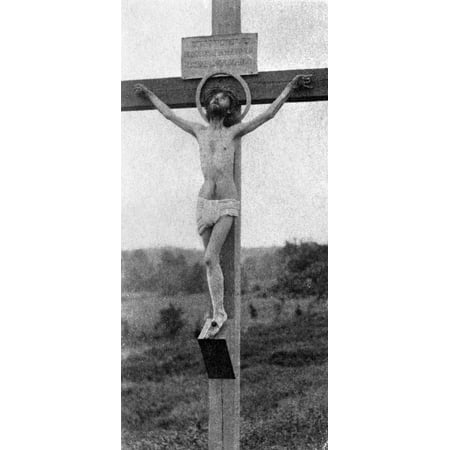 The Crucifixion. /Na Reenactment Of The Crucifixion Of Jesus ...