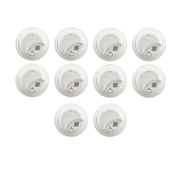 First Alert SA9120BPCN Hardwired 120-Volt AC Smoke Detector with ...