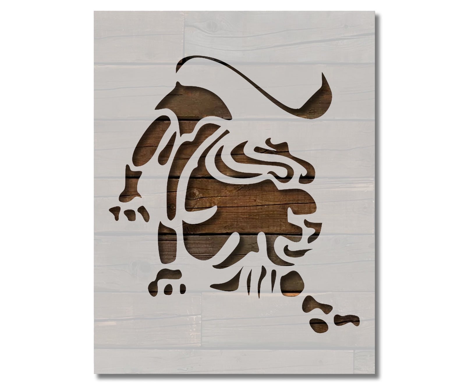 Leo Stencil Zodiac Astrology Sign Symbol Template Reusable 8.5 x 11 for ...